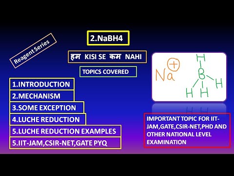 NaBH4 !!Reagent -2 !! Reducing Agent !! Luche Reduction !! Important ...