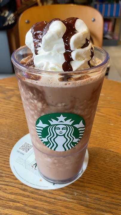 STARBUCKS CHOCOLATE JAVA CHIP FRAPPE #starbucks #frappe #frappuccino # ...