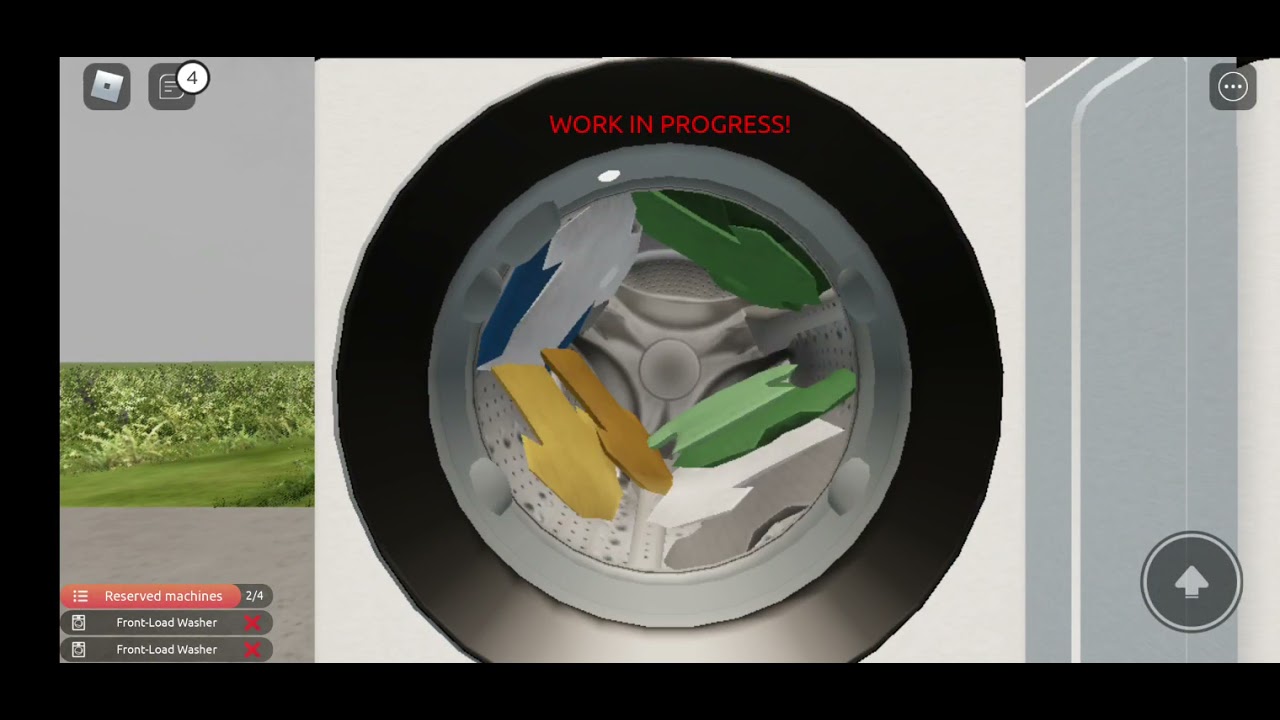 Roblox Washing Machine - Spin only high speed - YouTube