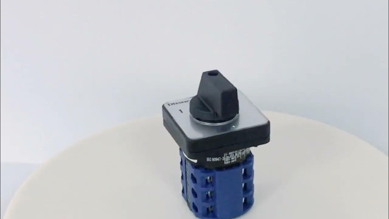 Rotary Switch Push Button Switch View - YouTube