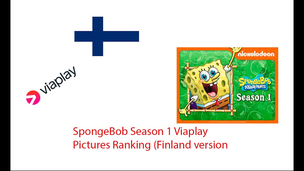 RATING SpongeBob Season 1 AUTO-GENERATED images in Viaplay - YouTube