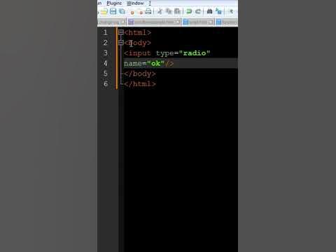 how to use radio button in html #html - YouTube