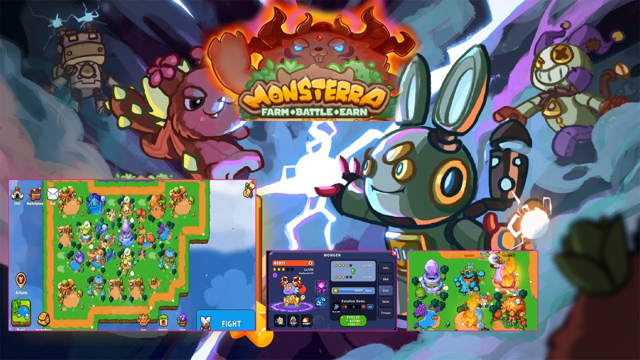 MONSTERRA NFT PLAY TO EARN | FREE TO PLAY OK NAMAN KAYA | FARM BATTLE ...