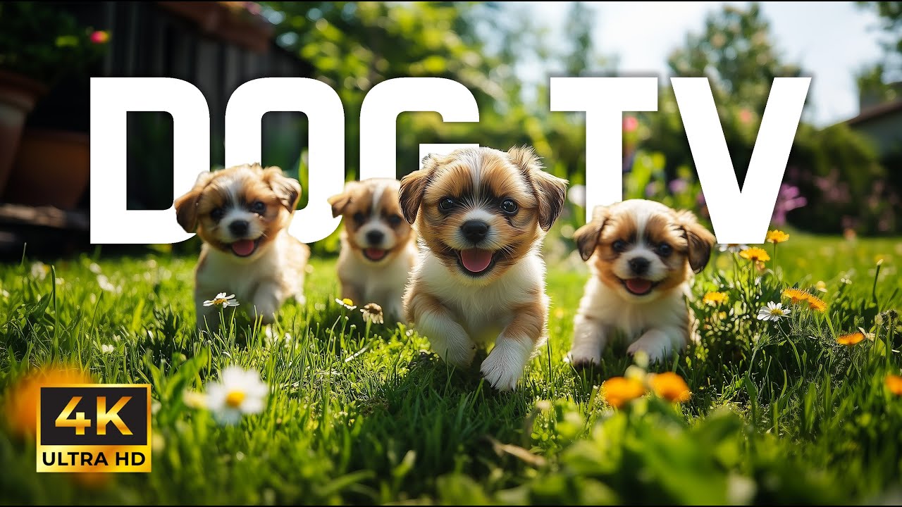 Dog Video for Dogs to Watch 📺 Gentle Sounds to Ease Your Dog’s Mind ...