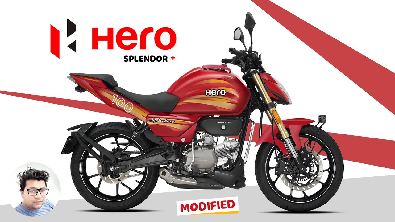 Hero Splendor Plus bs6 2024 Model Modified - YouTube
