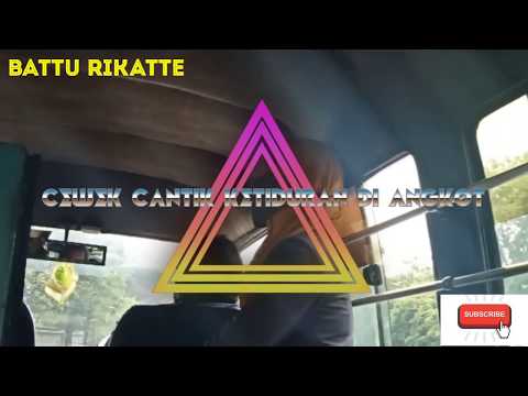 Karyawati Bank Ketiduran di Angkot