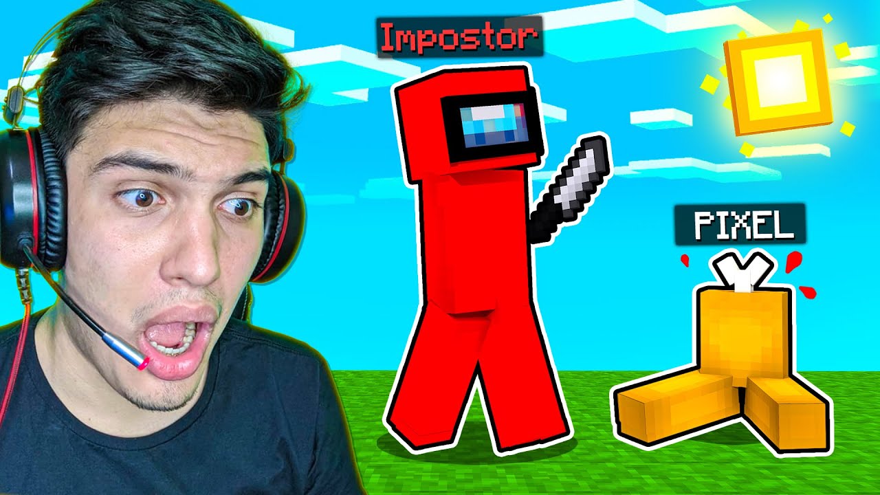 QUEM É O IMPOSTOR NO AMONG US DO MINECRAFT? (Esconde-Esconde) - YouTube