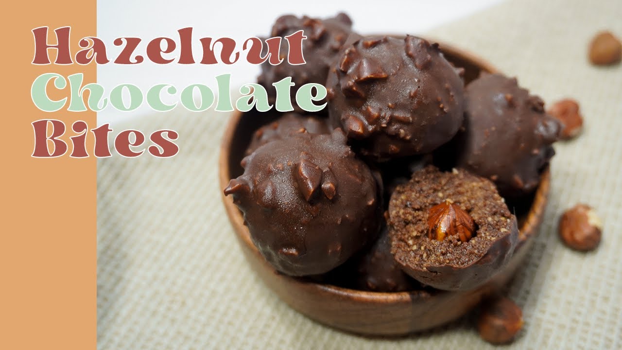 Decadent Hazelnut Chocolate Bites With Minimal Ingredients | Bakelore ...