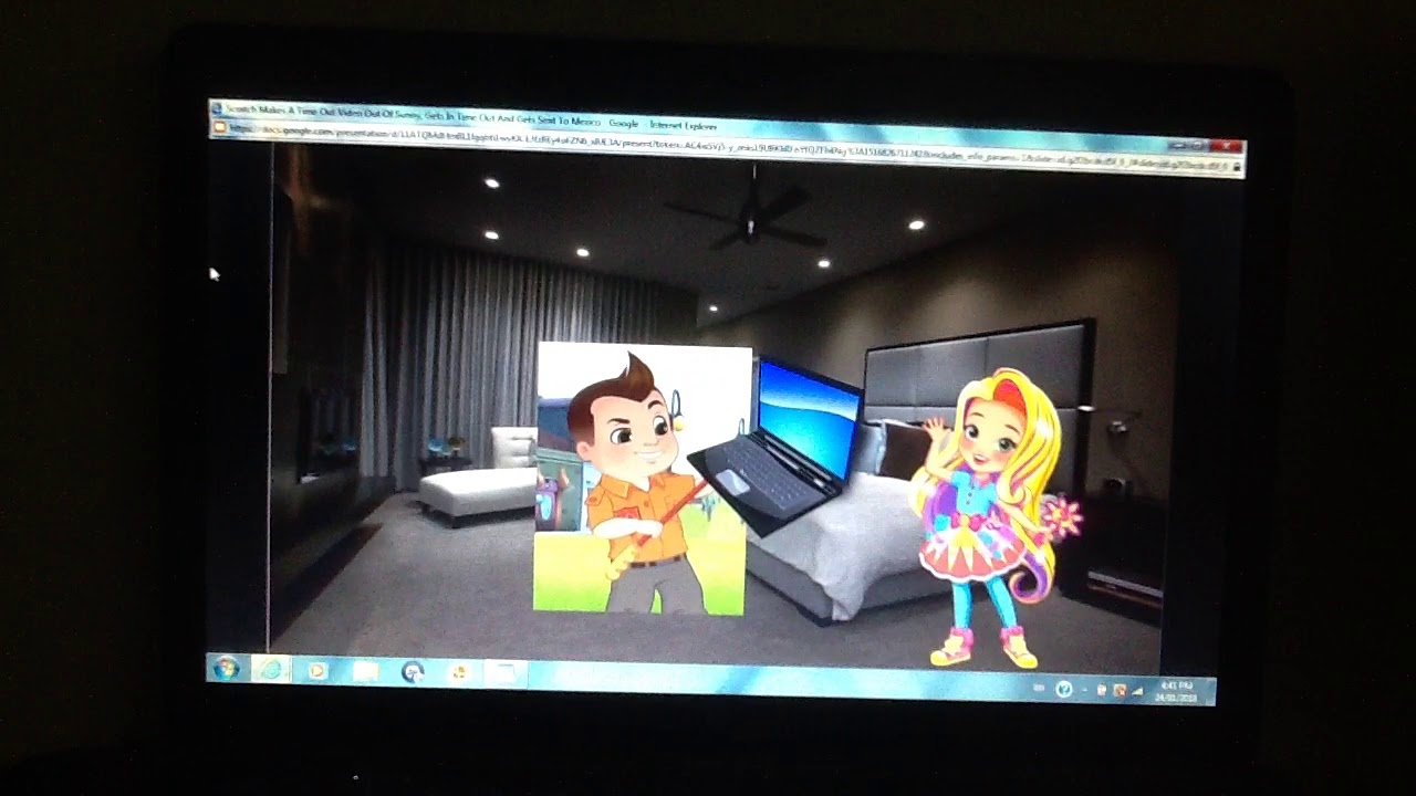Scratch Makes A Time Out Video Out Of Sunny, Gets In Time Out And Gets ...