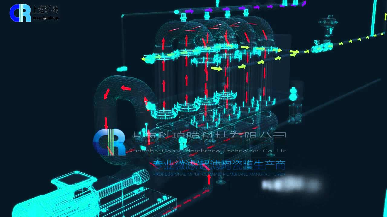 Flow in Membrane Skid - YouTube