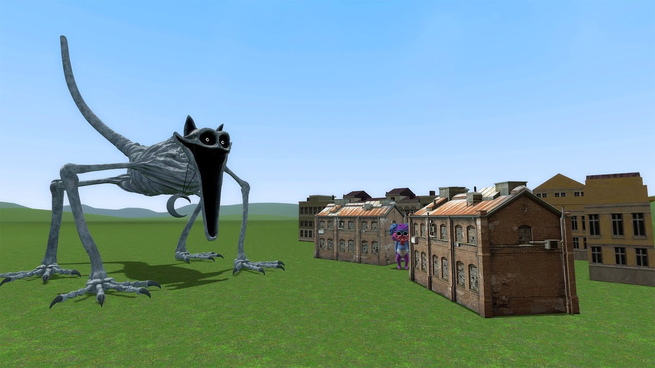 BUILDING HOUSES VS CATNAP POPPYPLAYTIME CHARACTERS IN Garry's Mod - YouTube