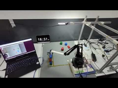 Robotic Arm Design: Object Recognition, Grasping, and Arrangement with ROS and OpenCV - YouTube