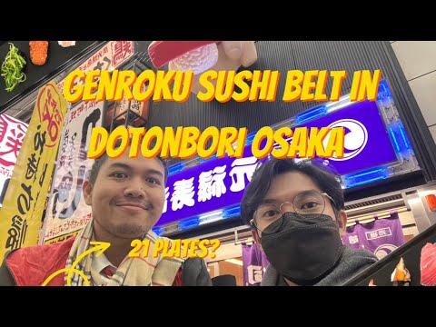 Genroku Sushi Belt in Osaka sulit kaya? 2023 - YouTube