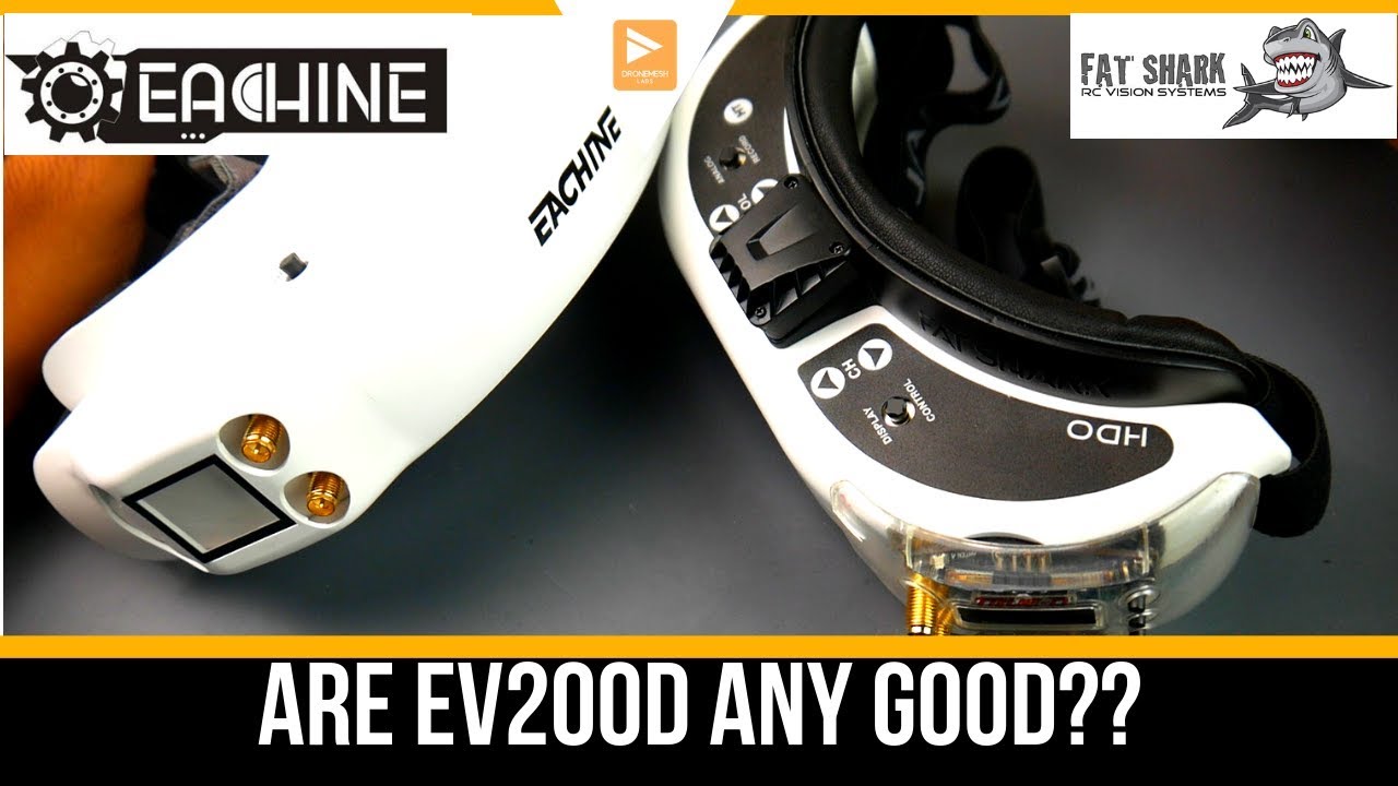 Best Value Goggle of 2018 Eachine EV200D Review // Half the Price of a Fatshark HDO - YouTube