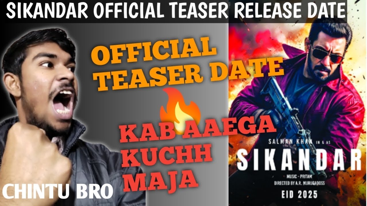Sikandar Official Teaser Release Date l Salman Khan l Rashmika mandanna ...