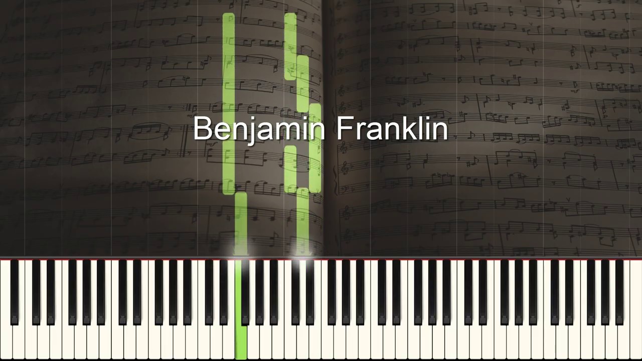 Benjamin Franklin - Piano - YouTube