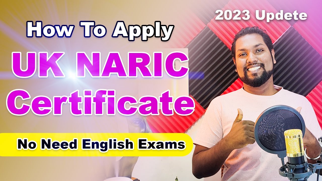 How to Apply UK NARIC Certificate | IELTS නොකර මේක ඇප්ලයි කරන්න | Step ...