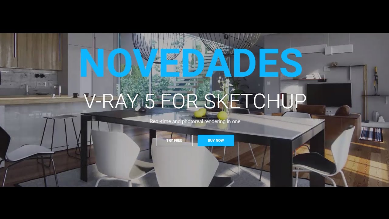 VRay 5 Sketchup novedades - YouTube
