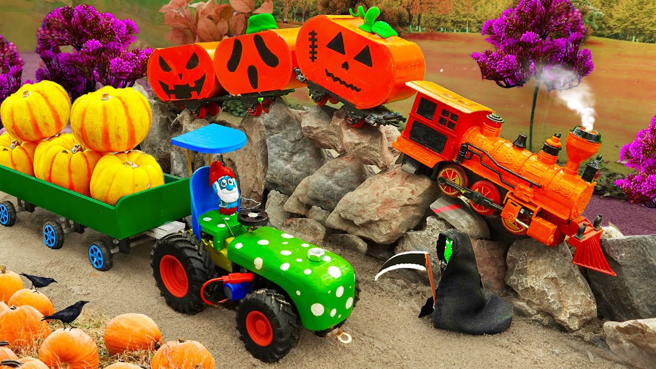 Top diy tractor making mini Fire Truck rescues Train | diy mini ...