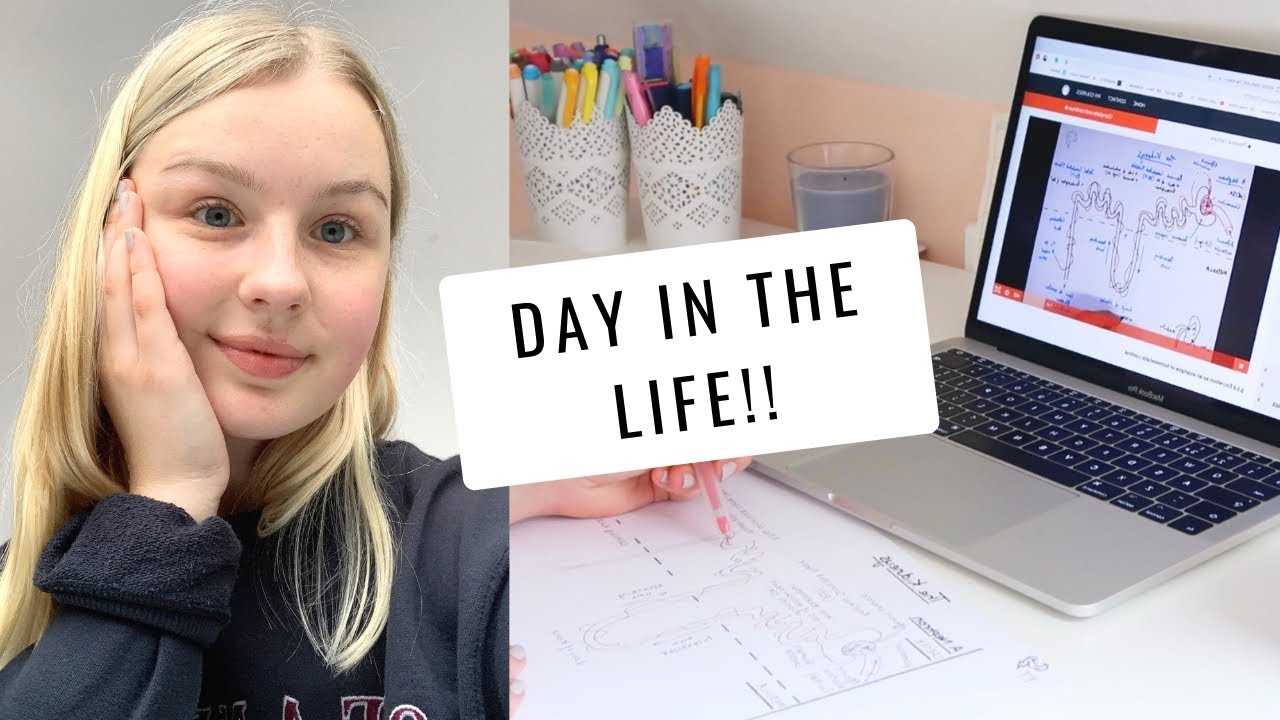 DAY IN THE LIFE/STUDY WITH ME! a level student - YouTube