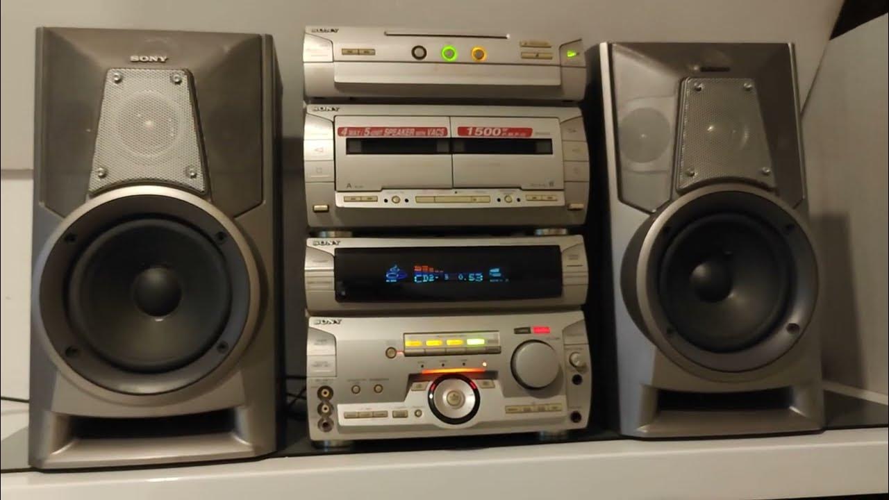 Sony mhc w550 sound and bass - YouTube