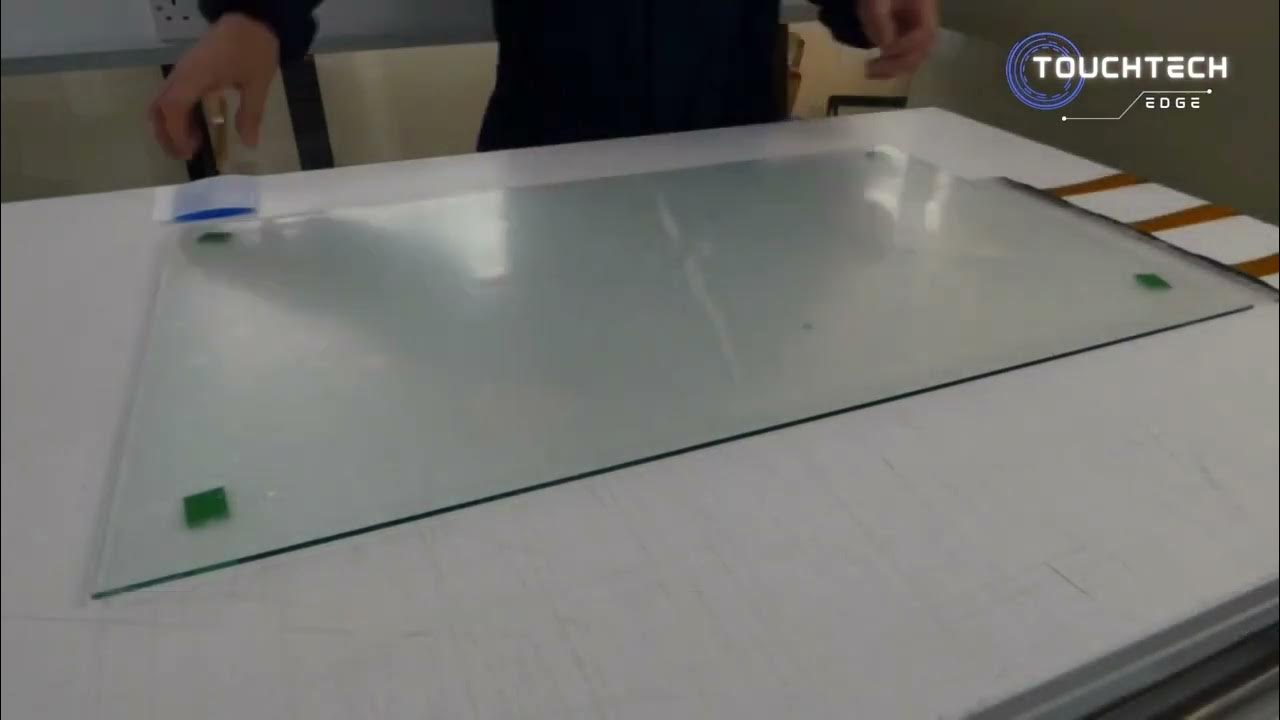 Projected Capacitive (PCAP) Touch Foil to Glass application - YouTube