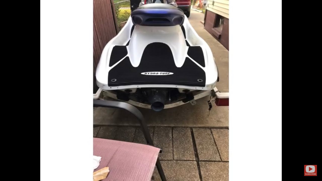 Hydro Turf Matt removal and install Yamaha gp800R waverunner jet ski ...