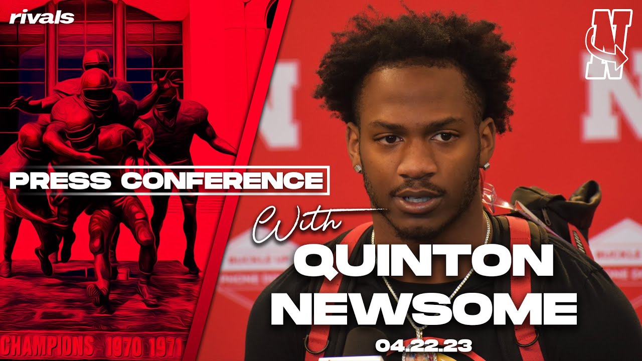 Nebraska Football: Quinton Newsome press conference (04.22.23) - YouTube