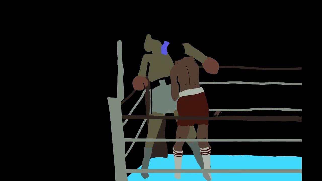 Muhammad ali, 21 punches dodged animated - YouTube