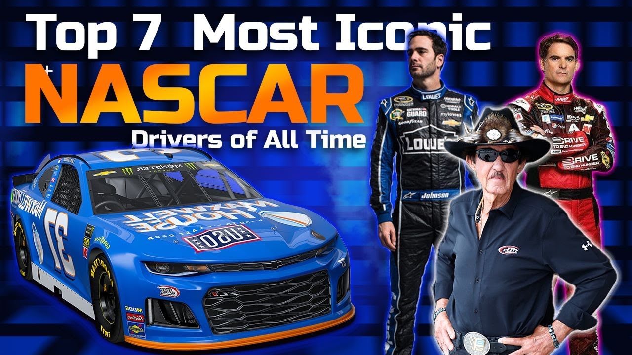 Top 7 Most Iconic NASCAR Drivers of All Time | Mark Martin-NASCAR Hall ...