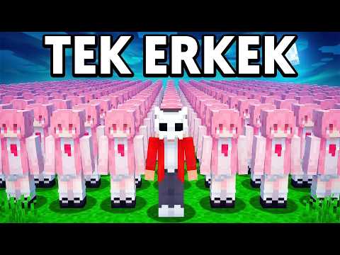 SADECE KIZLARIN YÖNETTİĞİ KRALLIĞA TEK ERKEK OLARAK SIZDIM! (Kraliçe oldum) | Minecraft