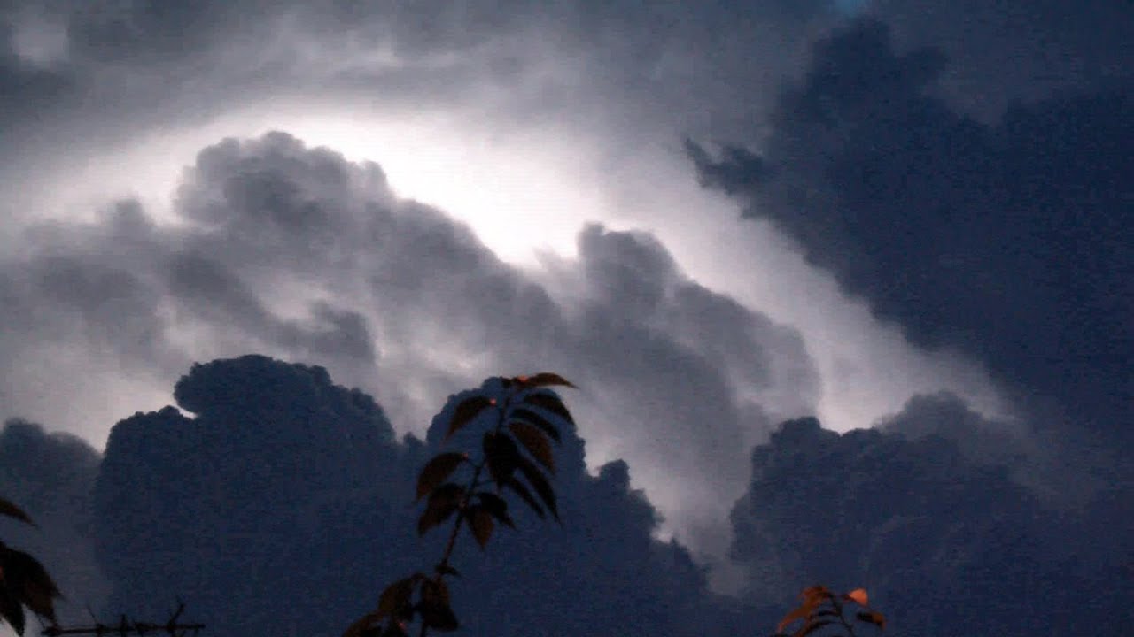 NYC Thunderstorm & Intra-Cloud Lightning July 7th, 2013 - YouTube