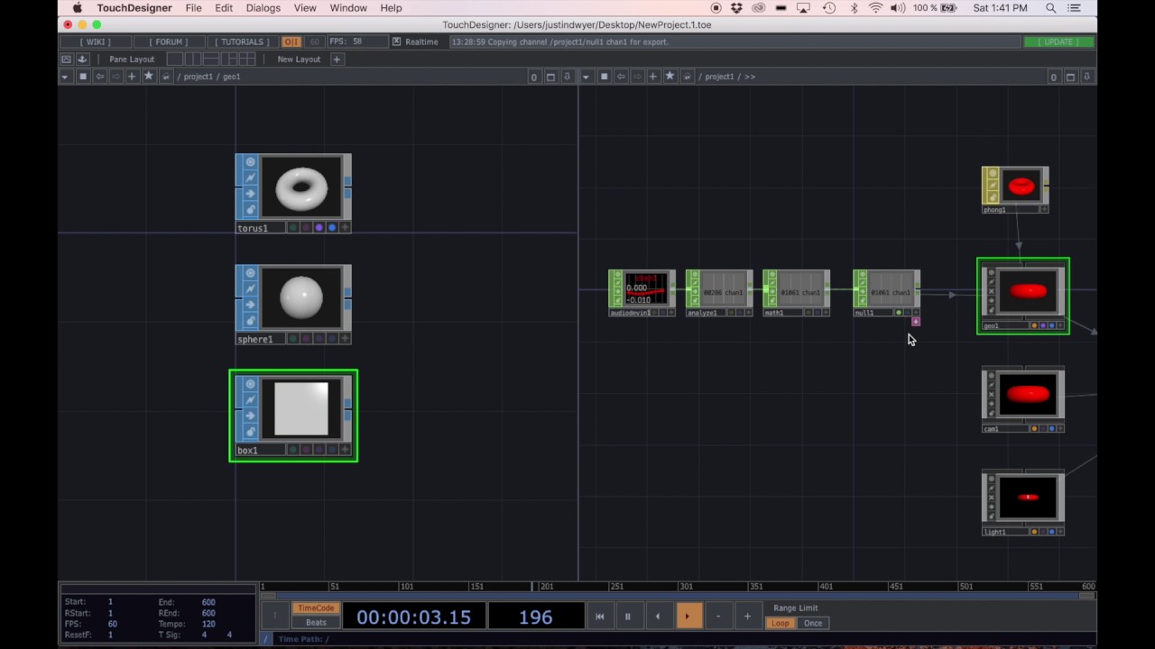 TouchDesigner Vid 4 0 Multiple Shapes Audio Reactive - YouTube
