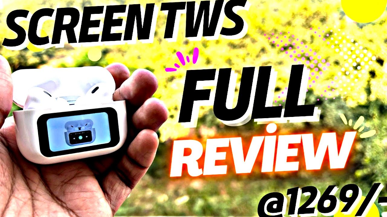 Super Cheap SCREEN TWS ⚡ ANC Screen Tws review | New launch | under ...