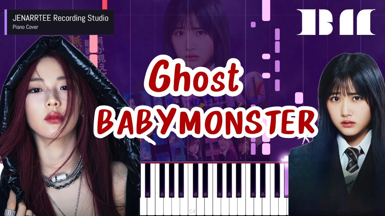 BABYMONSTER 'Ghost' (Mieruko-chan OST) Piano Tutorial - YouTube