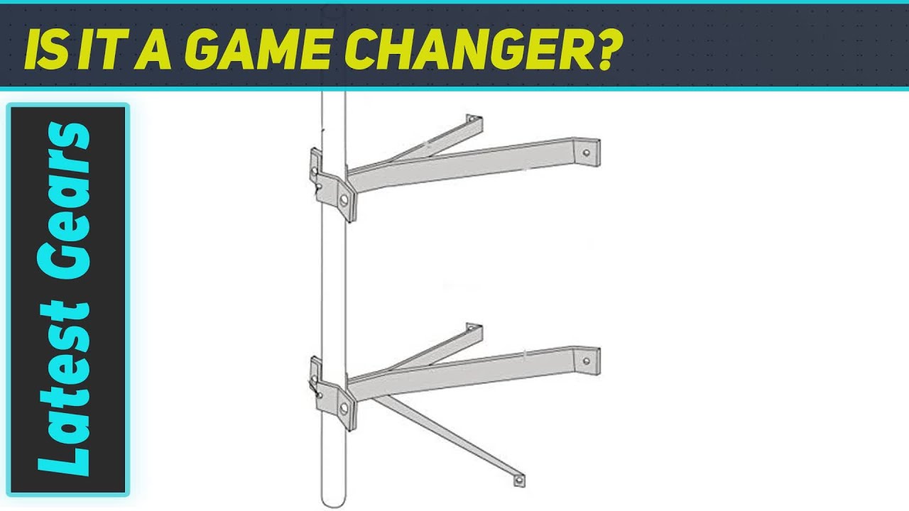 ROHN WM12D Double Wall Mount with 12" Stand Off - Best Heavy Duty ...