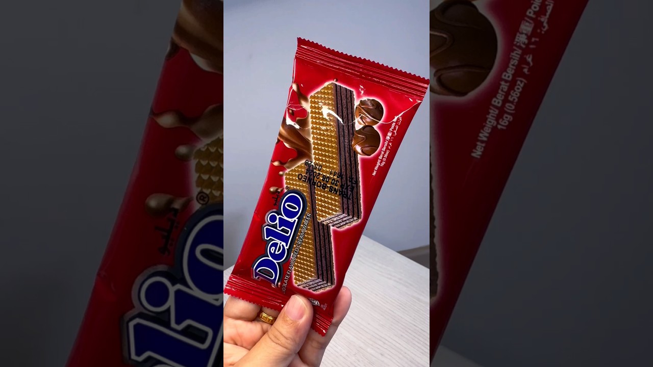Delio Wafer!!! #chocolate #wafer #childhood #snacks #yummy - YouTube