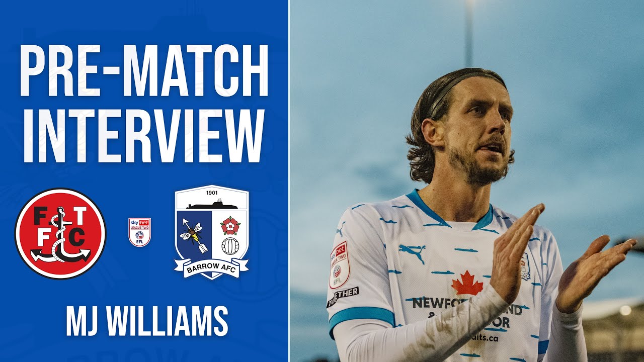 Pre-Match Thoughts With MJ Williams: Fleetwood (A) - YouTube
