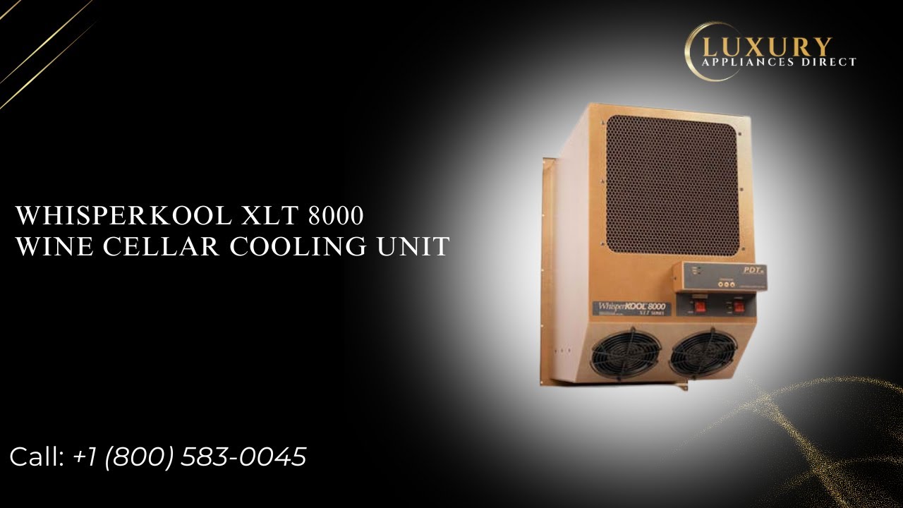 WhisperKOOL XLT 8000 Wine Cellar Cooling Unit - YouTube