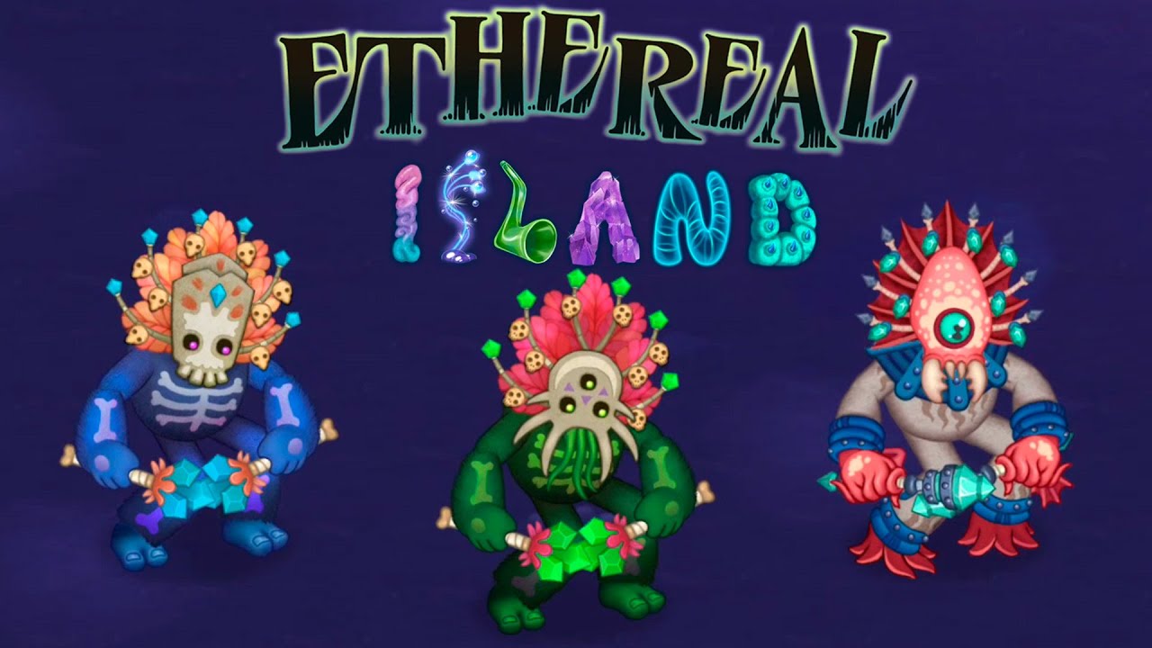 Ethereal Island - All Monsters Sounds and Animation - YouTube