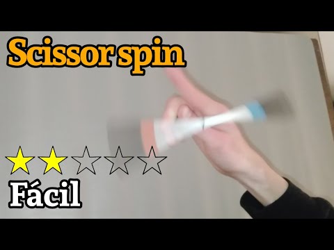 Scissor spin | Pen Spinning - YouTube