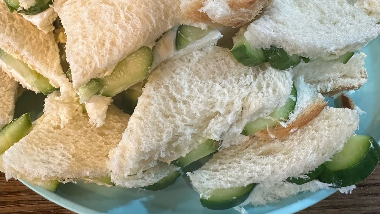Cucumber Cream Cheese Finger Sandwich from the unofficial Ted Lasso ...