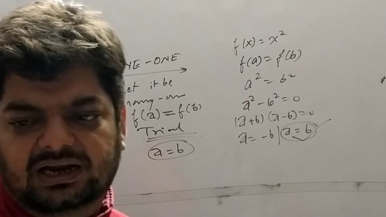 functions one one and onto - YouTube