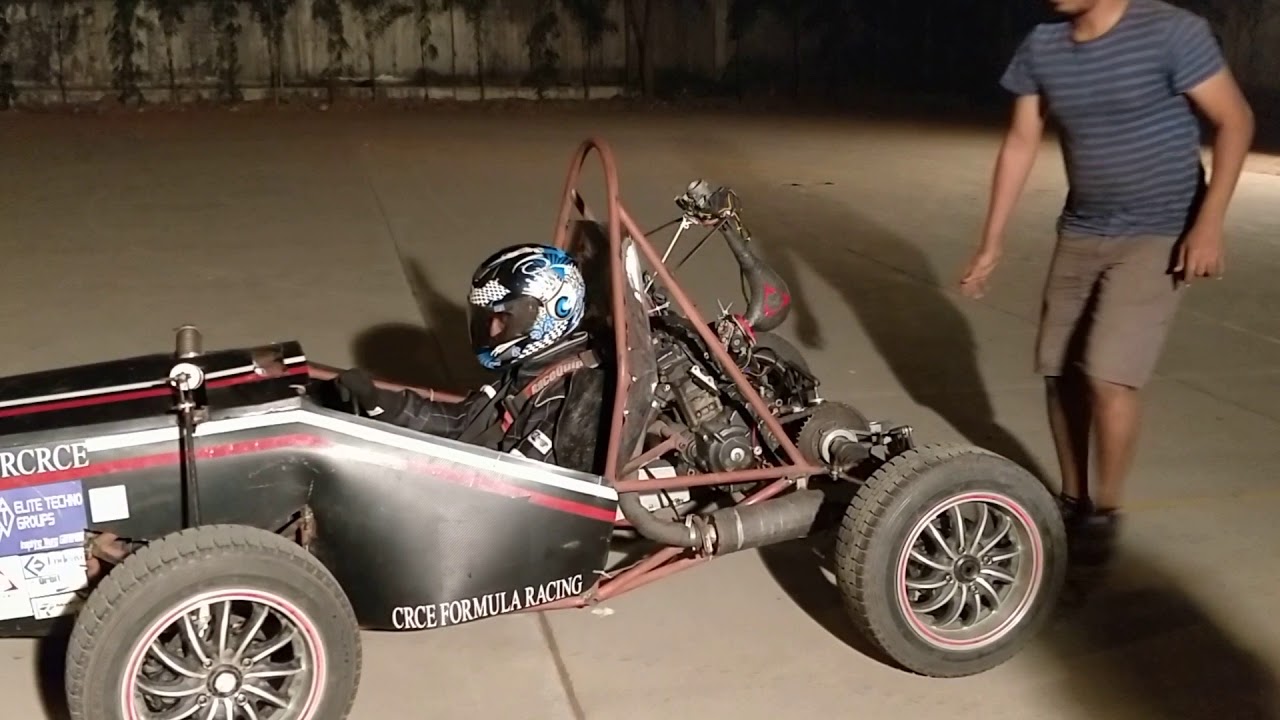 Formula Bharat 2018 VSV CAR NO- 40 CRCE FORMULA RACING - YouTube