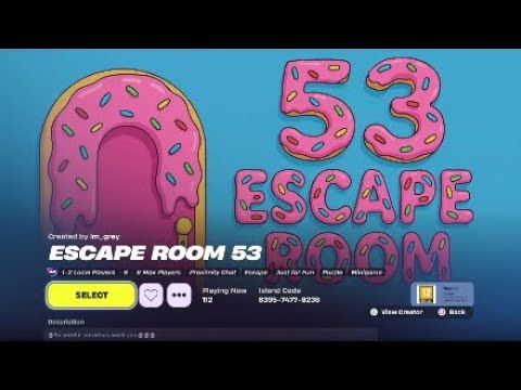 53 Escape Room | Full Guide | Fortnite - YouTube