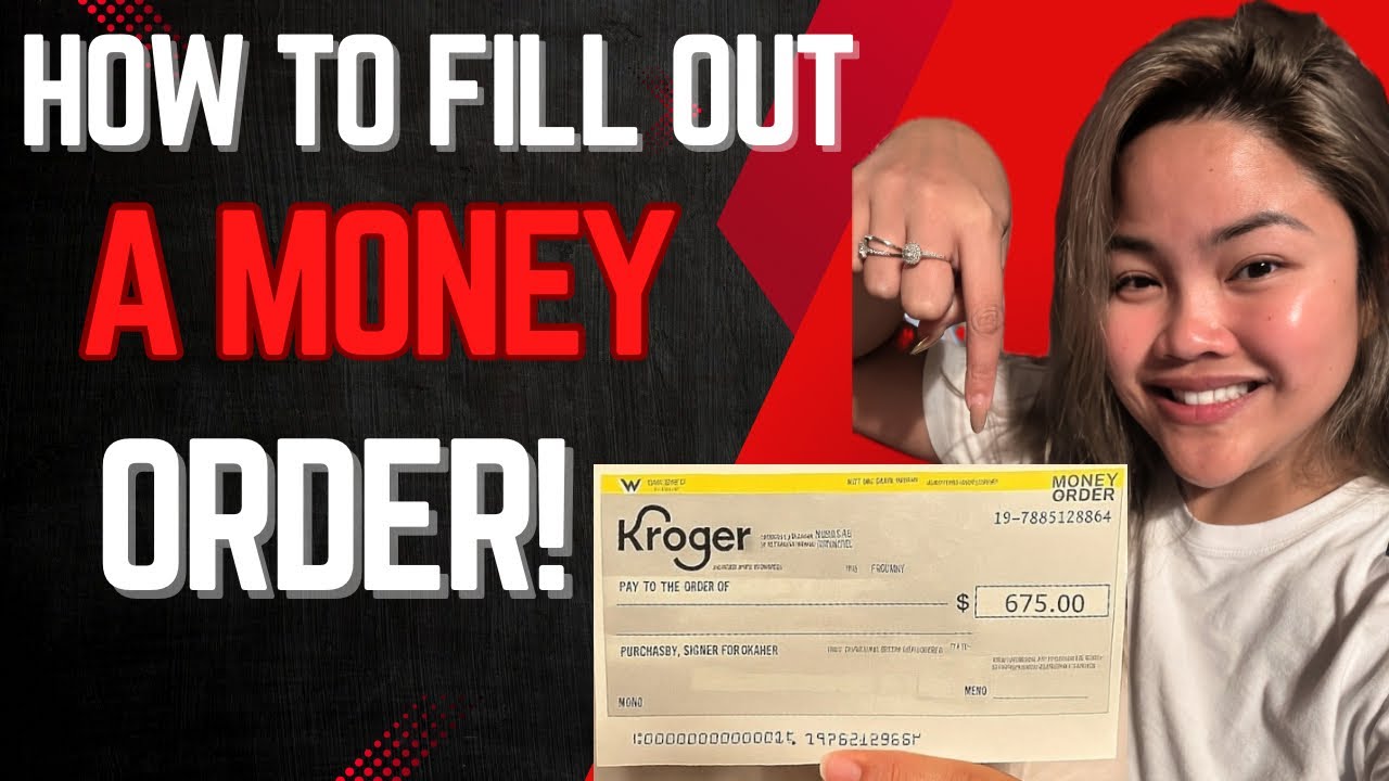 How to Fill Out a Money Order for USCIS | Step-by-Step Guide (Kroger ...
