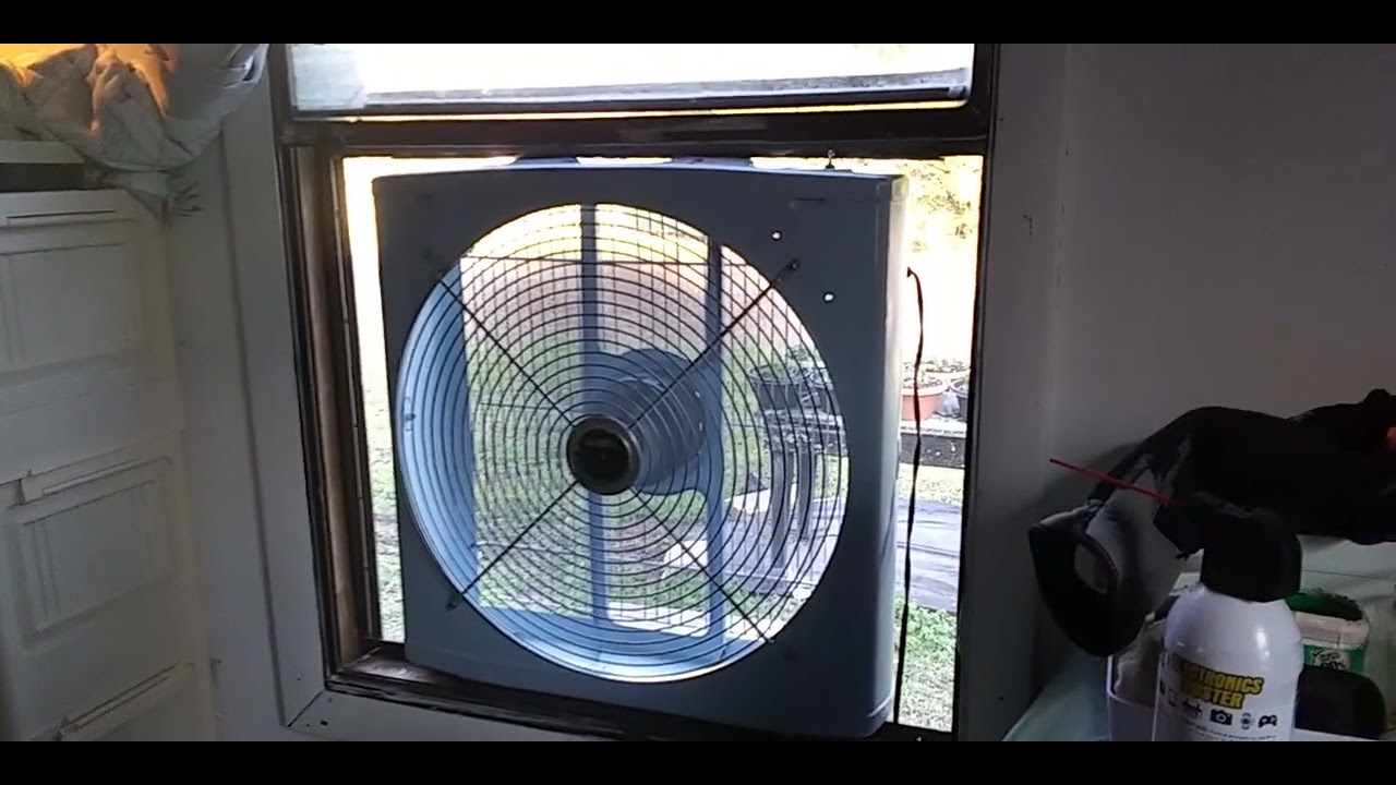 Spring 2025 fan start up / Wizard 6jc3020 box fan - YouTube
