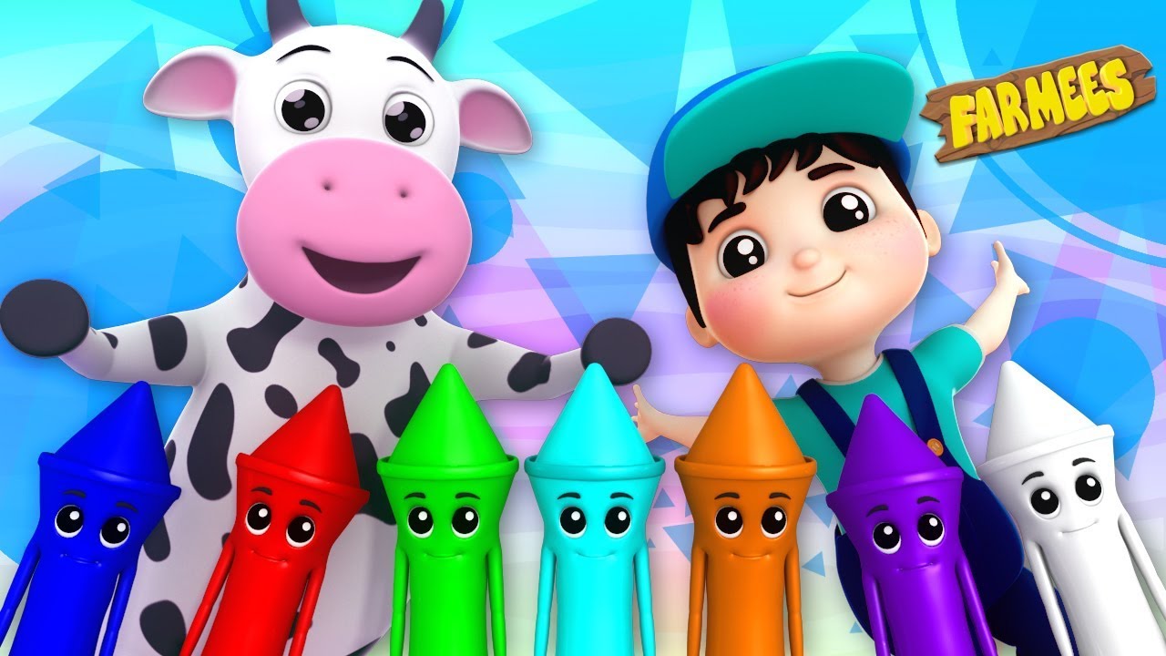Crayons Color Song | Kindergarten Learning Videos For Children - YouTube