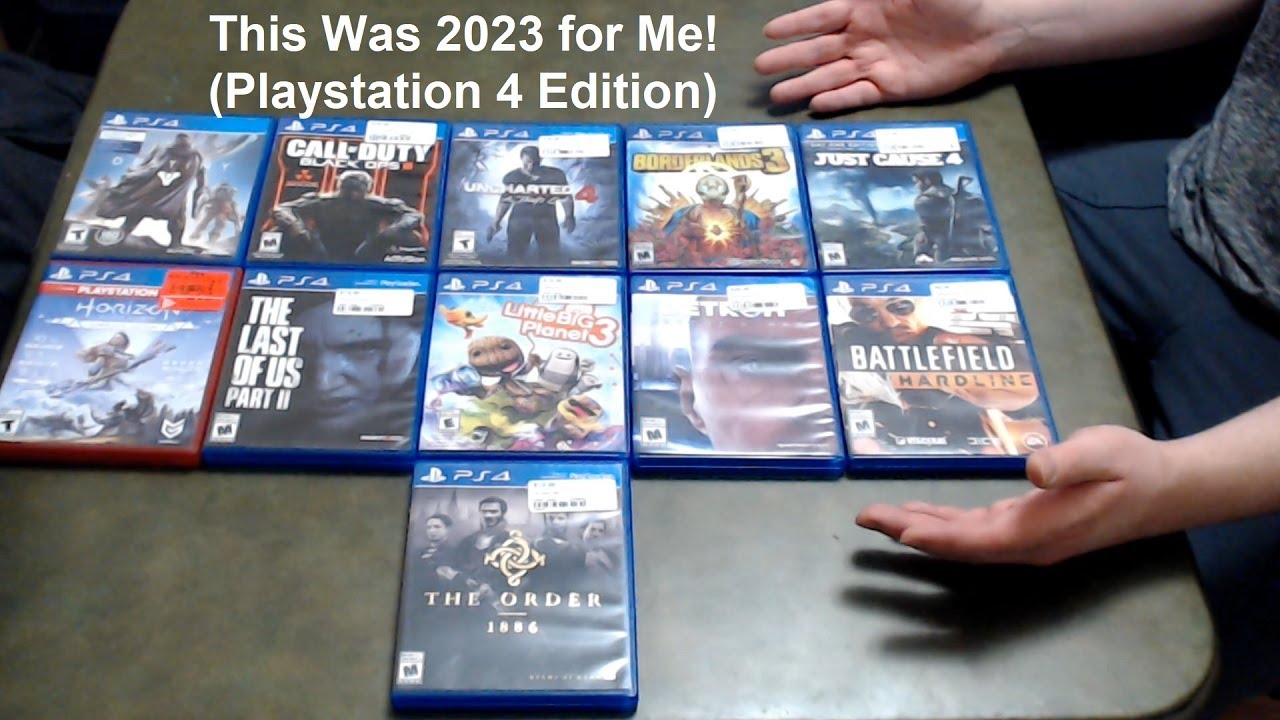 Playstation 4 2023 Games Retrospective (Quite the Roller Coaster) - YouTube