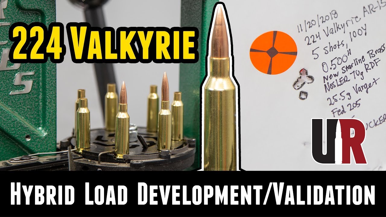 224 Valkyrie Hybrid AR-15 Load Development/Validation - YouTube